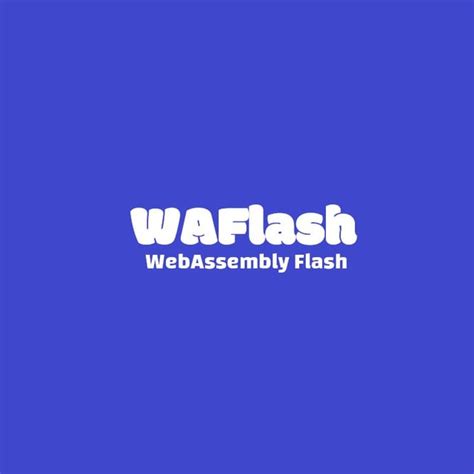 Waflash Webassembly Flash Rwebassembly