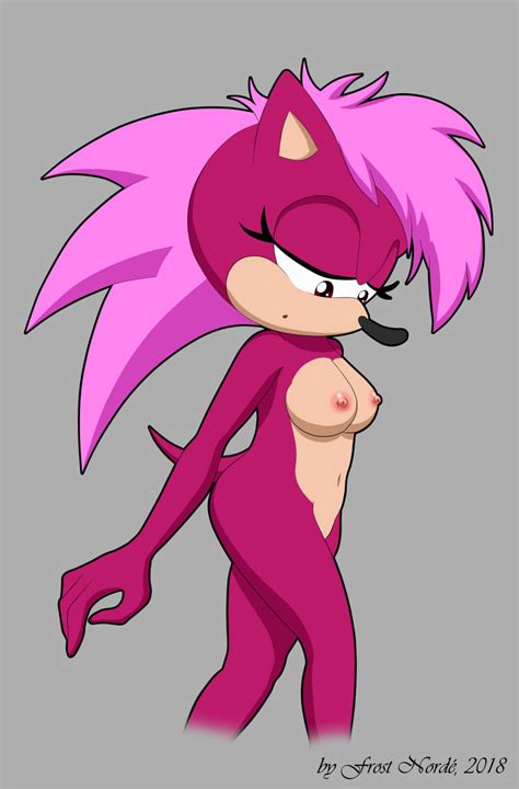 Rule 34 Dic Entertainment Furry Hedgehog Mammal Nipples Pink Hair Purple Fur Purple Hair