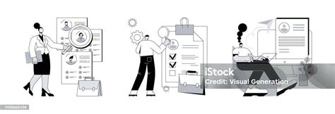 Apply For A Job Abstract Concept Vector Illustrations Stock Illustration Download Image Now