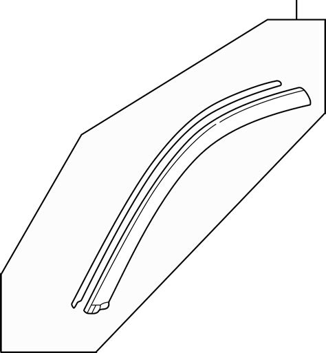 Cadillac Catera Body B Pillar Molding 9148534 Stingray Chevrolet Plant City Fl