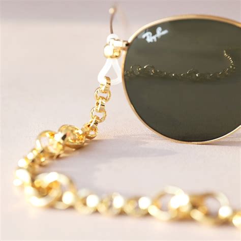 Chunky Loop Glasses Chain In Gold Lisa Angel