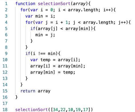 Selection Sort Algorithm In My Previous Blog Post I Discussed By Michelle Wong Medium