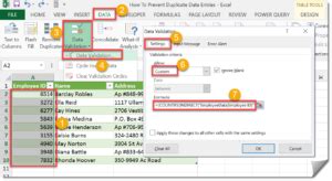 How To Prevent Duplicate Data Entries How To Excel