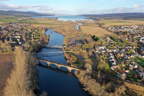 File A862 Conon Bridge Three Bridges Aerial From West  Roaders Digest The Sabre Wiki