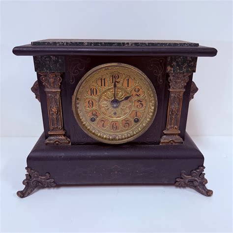 Great Lakes Vntg Antique Mantle Clock