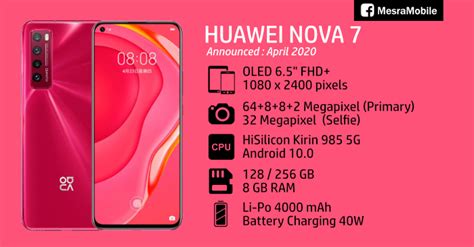 Huawei Nova 7 Price In Malaysia Rm1999 And Full Specs Mesramobile
