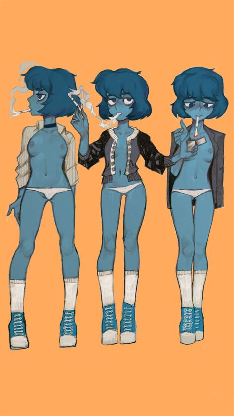 Rule 34 3girls Blue Female Blue Hair Blue Skin Cartoon Network