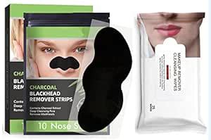 Buy 10pcs Anti Blackhead Charcoal Nose Strips Bamboo Charcoal Acne