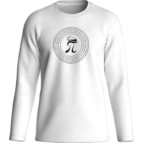 Classic Pie Tee White Long Sleeve Pie Store
