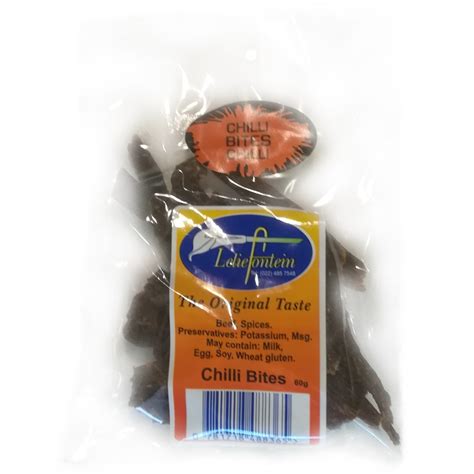 Leliefontein Chilli Bites 60g Agrimark