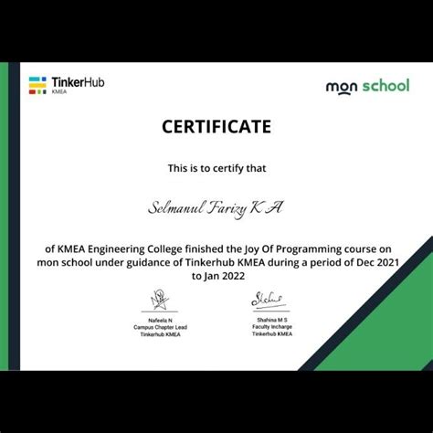 Selman Fariz On Linkedin Tinkerhubkmea Monschool