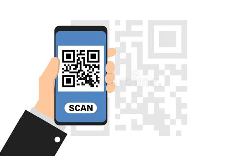 Scan Me Qr Code Icon On White Background Stock Vector Illustration Of Element Modern