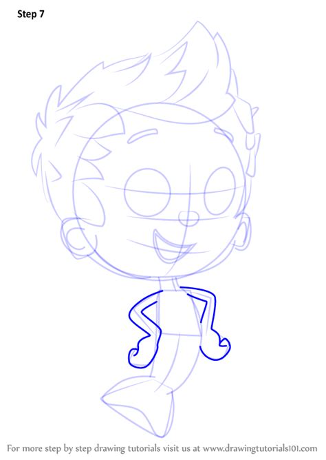 How To Draw Gil From Bubble Guppies Bubble Guppies Step By Step DrawingTutorials Com