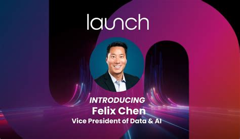 Exciting News 🚀 Felix Chen Has Joined Launch As Our New Vp Of Data And Ai Bringing An