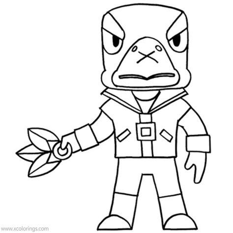 Crow Brawl Stars Coloring Page Printable Coloring Home My Xxx Hot Girl