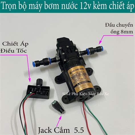 Review Bộ Máy Bơm Phun Sương 12v Mini Kèm Nguồn
