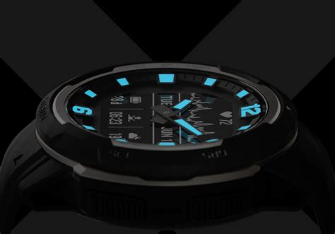 Instinct Crossover Solar Hybrid Rugged Analog Gps Smartwatch With Solar Charging Blue