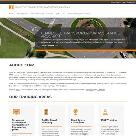 Ttap Unveils Significant Website Update Tennessee Transportation