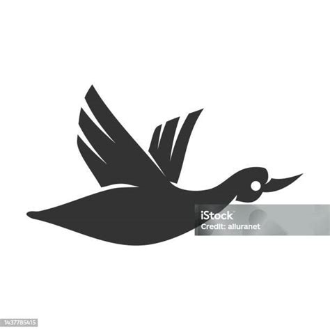 오리 로고 벡터 일러스트 레이 션 디자인 서식 파일 아이콘 브랜드 아이덴티티 가금류에 대한 스톡 벡터 아트 및 기타 이미지 가금류 개념 개념과 주제 Istock