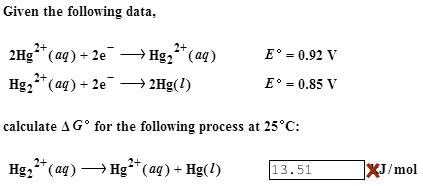 Solved Calculate The Delta G For The Process Given The Chegg Com