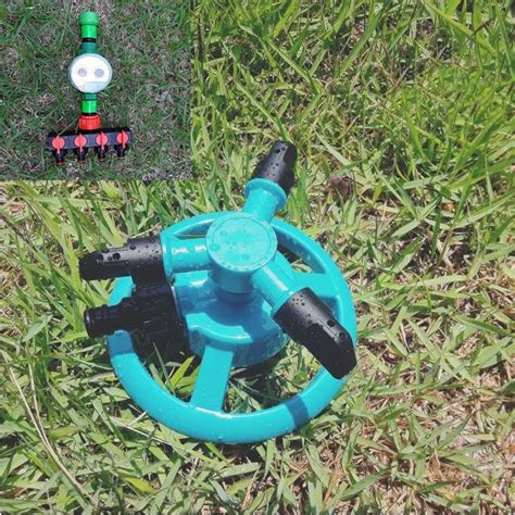자동 급수타이머 스프링쿨러 타이머 스프링클러 360도 회전 분사기 굿 네이버 블로그