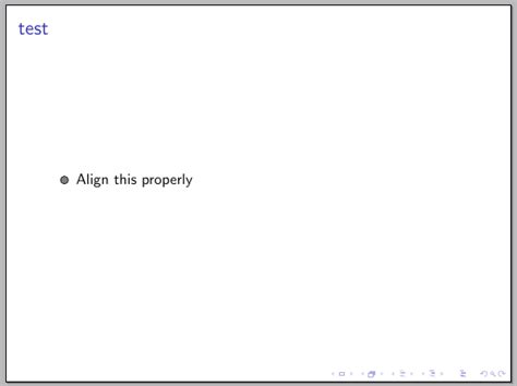 Align Tikz Bullet In Beamer TeX LaTeX Stack Exchange