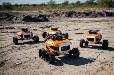 Autonomous Robots Exploring Rough Terrain Premium Ai Generated Image