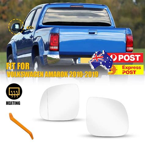 Heated Mirror Set Glass Leftright With For Plates Vw Amarok 2010 2019
