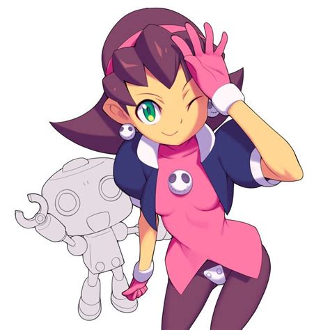 Tron Bonne And Servbot Mega Man And More Drawn By Metata Danbooru