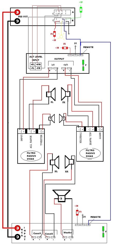 Diagrama De Instalación De Audio Para Autos Radio Y Car Audio En Pdf