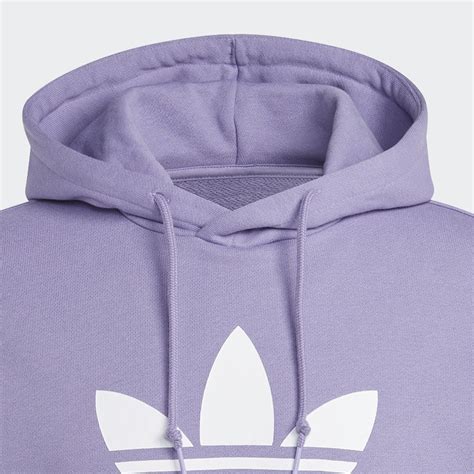 Adidas Adicolor Classics Trefoil Hoodie Purple Adidas Australia