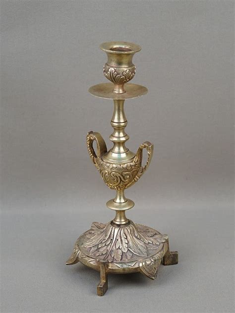 Подсвечник бронза высота 23см — Антикварная лавка в Калашном