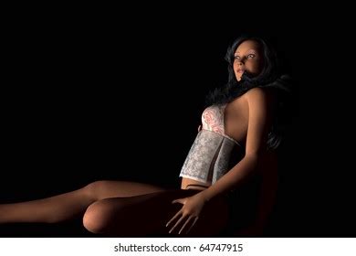 Girl Illustration Simulating Erotic Photosession Stock Illustration 64747915 Shutterstock