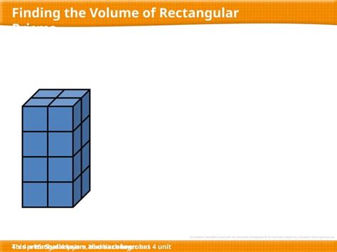 An Introduction To Volume Of Rectangular Prism Counting Cubes Pptx
