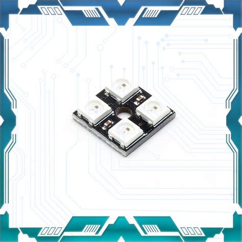 Ws2812b 4 Bit Rgb Led Full Color Driver 4 Bit Color Light Module