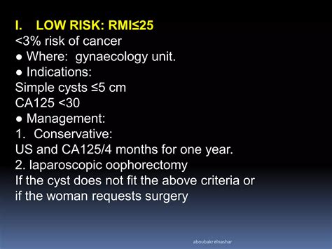 Ovarian Cysts In Postmenopausal Women Rcog Guidelines 2003 Ppt