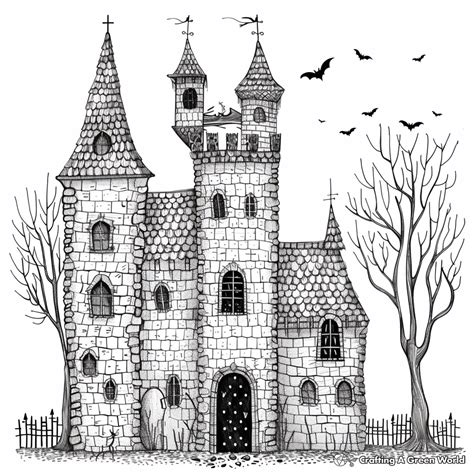 Gothic Art Coloring Pages 2025