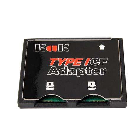 China Professional Memory Card Adapter Dual SDHC SDXC TF To CF Card Adapter For Camera Type I