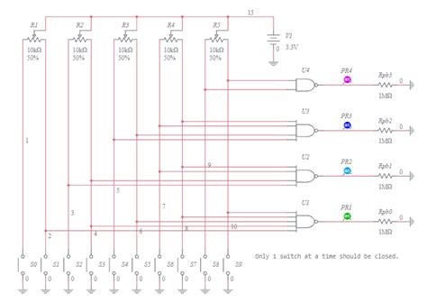 Copy Of 10 Input To Binary Coded Decimal Bcd Encoder 1 Multisim Live