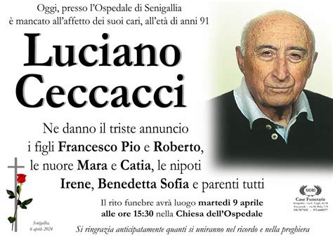 Luciano Ceccacci Onoranze Funebri Senigallia Servizi Di Pompe