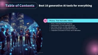 Best 10 Generative AI Tools For Everything Powerpoint Presentation Slides AI CD PPT Sample
