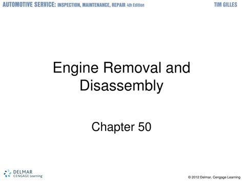 Ppt Engine Removal And Disassembly Powerpoint Presentation Free Download Id544428