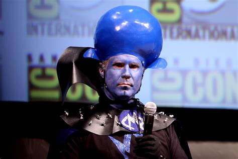 Will Ferrell Actor Will Ferrell Dressed As Megamind On The Flickr