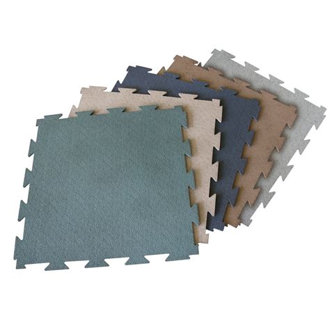 Rubber Cal Eco Sport 1 Inch Interlocking Flooring Tiles 1 X 195 X 19