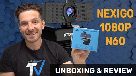 Nexigo N60 1080p Webcam Unboxing Review Setup Youtube