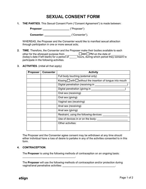 Free Consent Forms 34 PDF Word