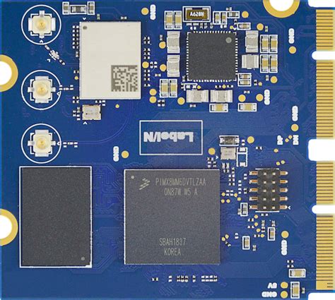 Tiny I Mx8m Mini Module Plugs Into Carrier Via M 2 Electronics Lab