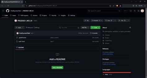 Patel Pradhyuman On Linkedin Web Development Task 1 Successfully Completed The First Task Of Web