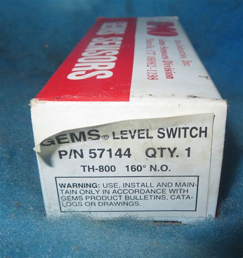 NIB Gems Level Float Switch Year Warranty Integrity Electric Direct