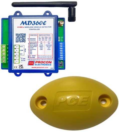 Md360c 433 Mhz Vehicle Detector Controller